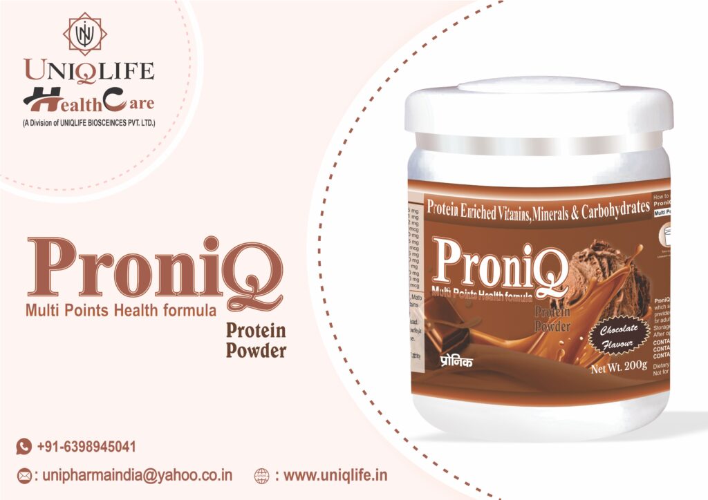 Proniq Protein Powder | Uniqlife BioSciences Pvt. Ltd