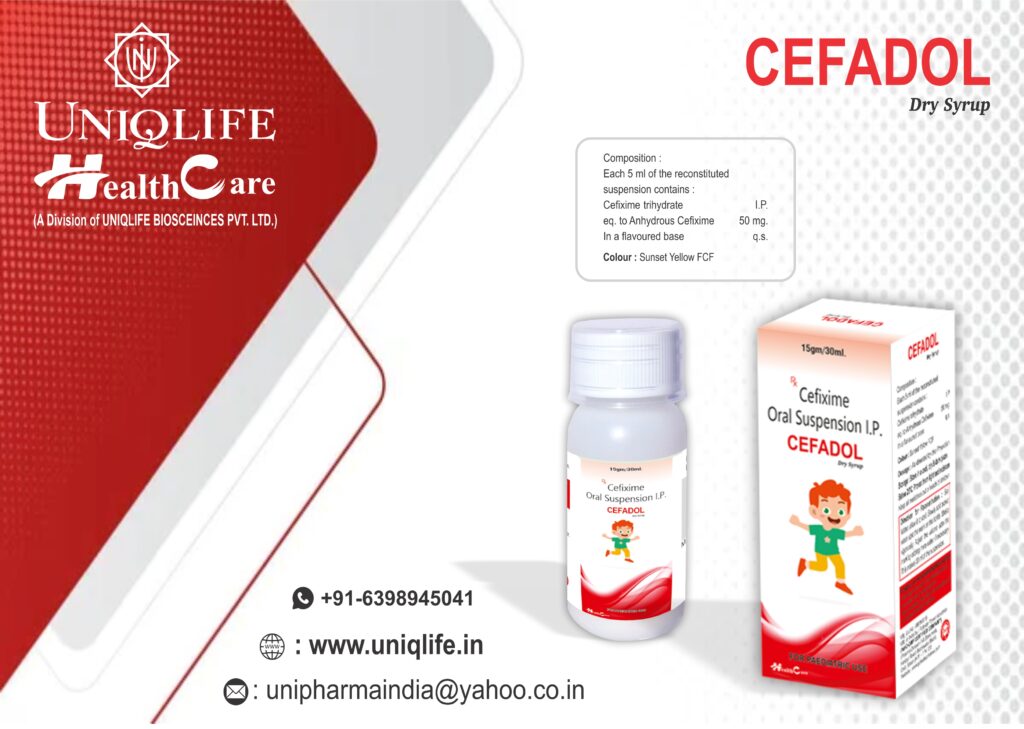 Cefadal 200 dry syrup | Uniqlife BioSciences Pvt. Ltd
