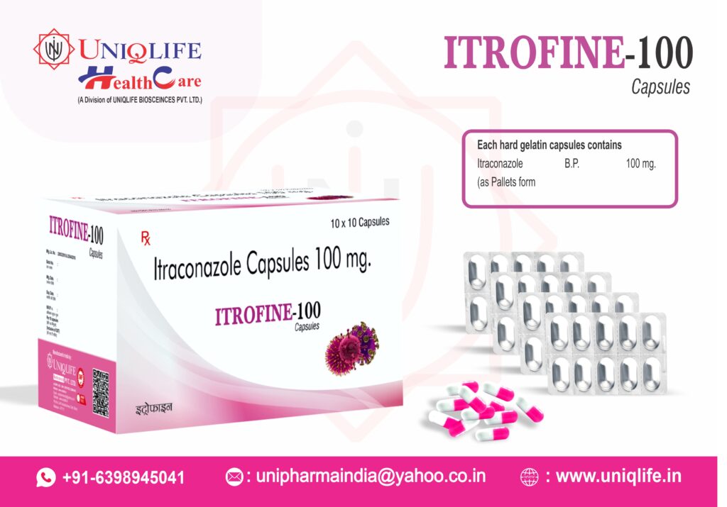 Itrofine 100 Cap | Uniqlife BioSciences Pvt. Ltd